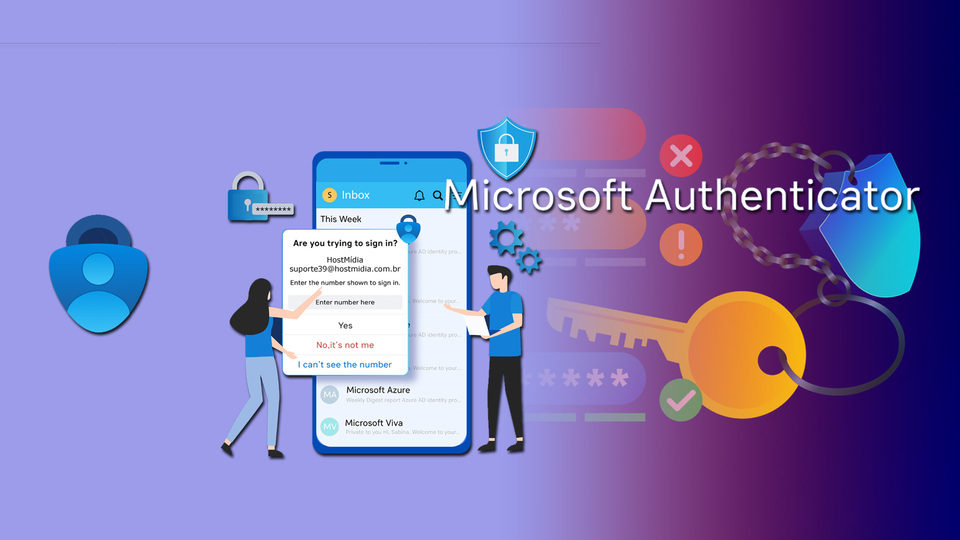 Como resolver o problema das senhas no MS Authenticator?